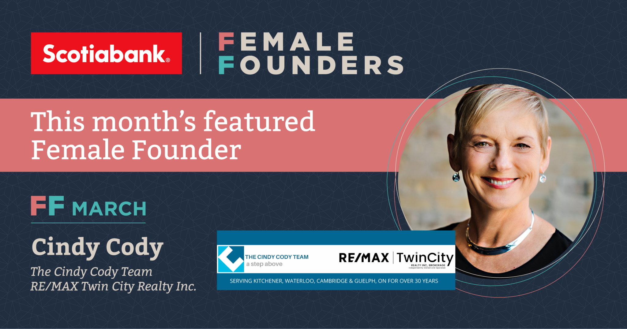 Female Founder: (March) Cindy Cody - Greater KW Chamber of Commerce